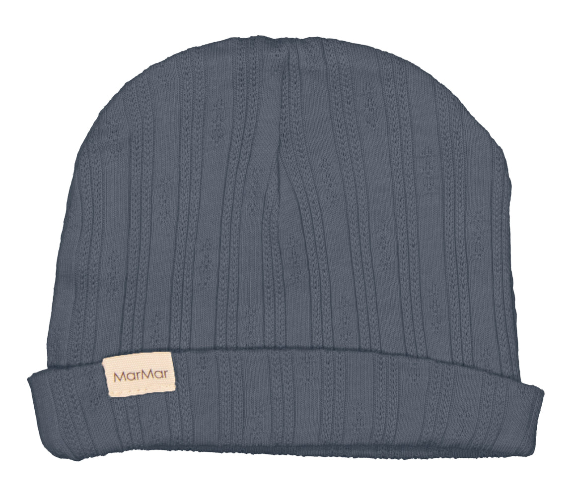 MarMar Aiko Pointelle Rib - Stormy Blue - WILLOW+HARPER – Willow + Harper